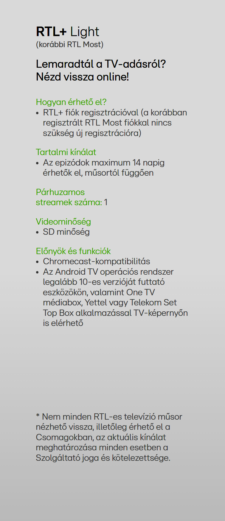 RTL+ Active kód használata – Novi-Com Telekommunikációs Vállalkozás